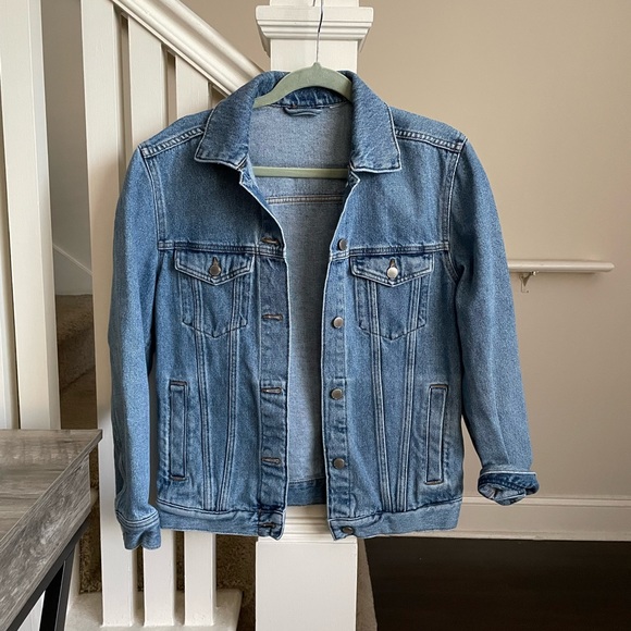 H&M | Jackets & Coats | Hm Divided Denim Jacket In Medium Wash | Poshmark